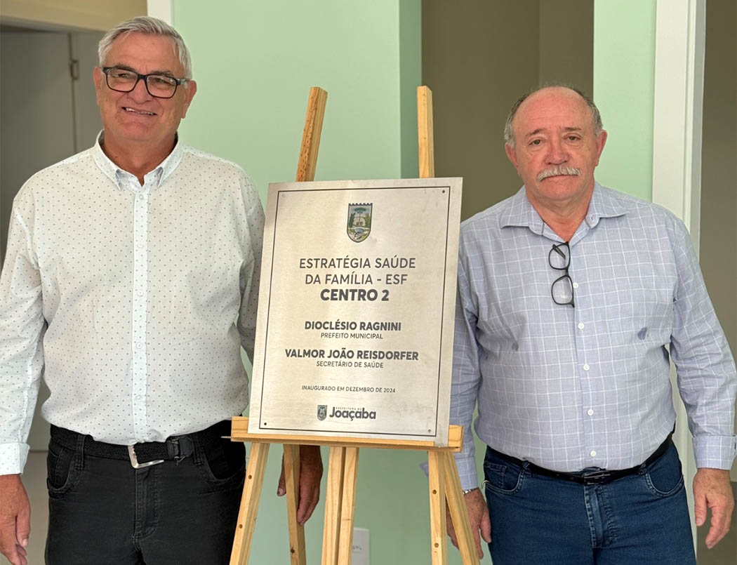 Novo ESF Centro 2 é entregue para a população de Joaçaba - Bom Dia SC