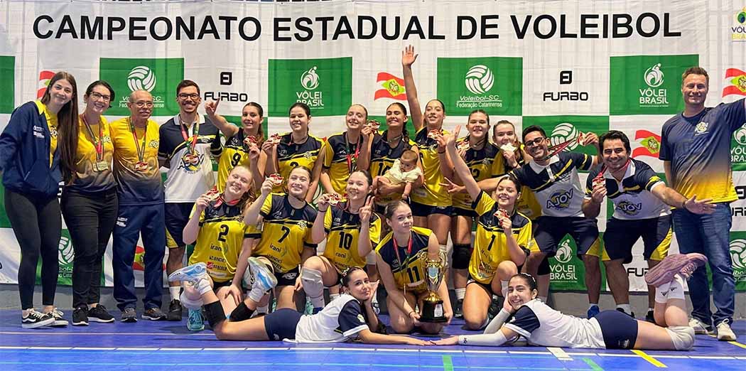 Equipe Sub-15 da AJOV é campeã Catarinense Série Prata - Bom Dia SC